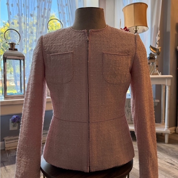Emma James | Jackets & Coats | Emma James Light Pink Textured Blazer ...